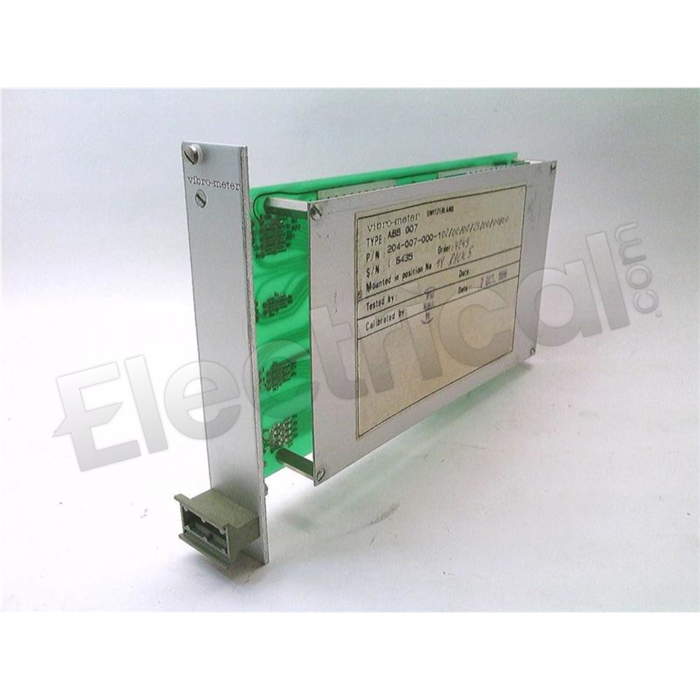 Vibro-Meter ABB-007 PLC Module Automation