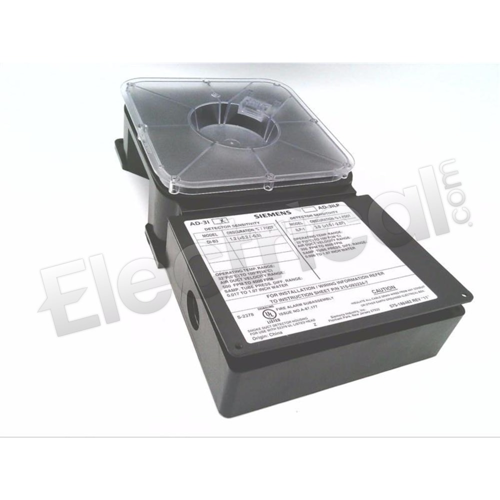 Siemens AD-3I Smoke Detector Fire Safety