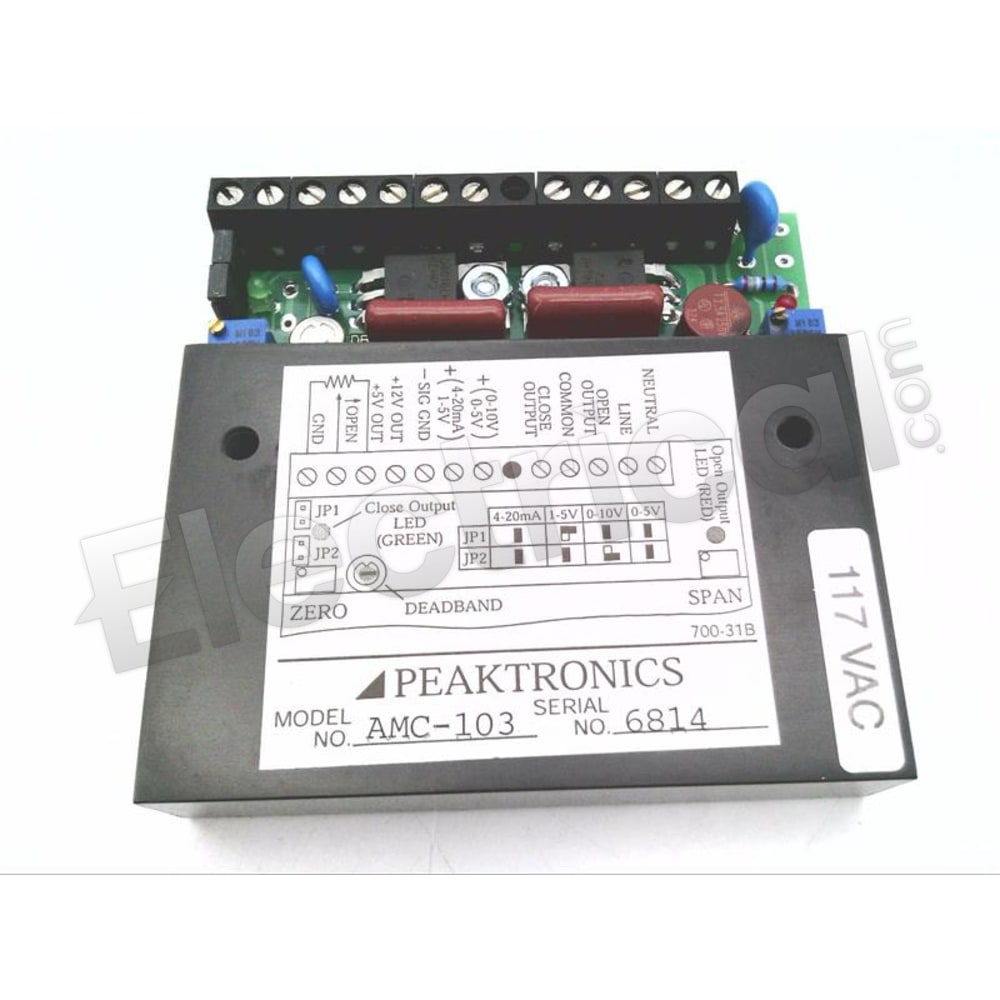 AMC103 Peaktronics Control Software Automation