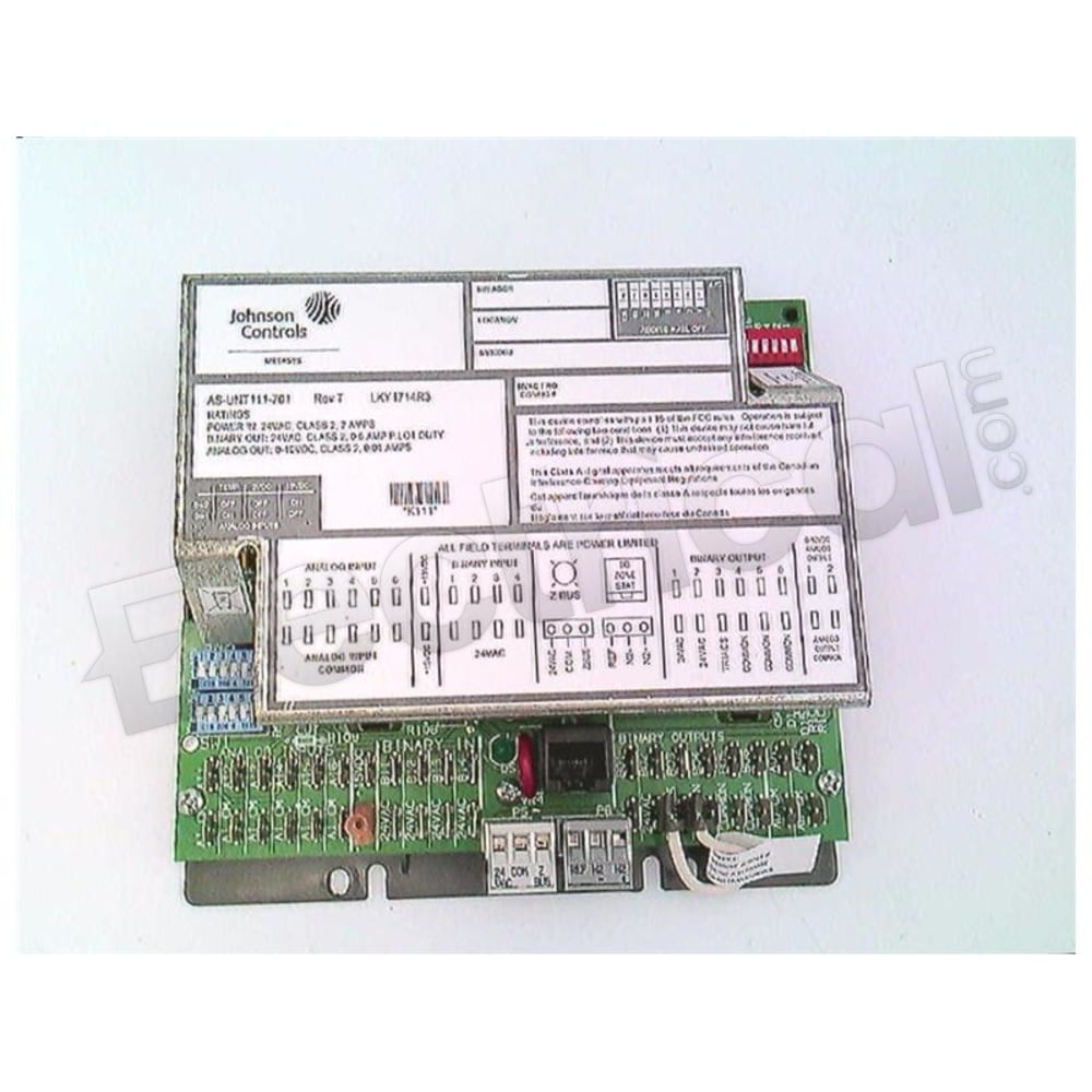 Johnson Controls AS-UNT111-701 Safety Controller Safety Systems