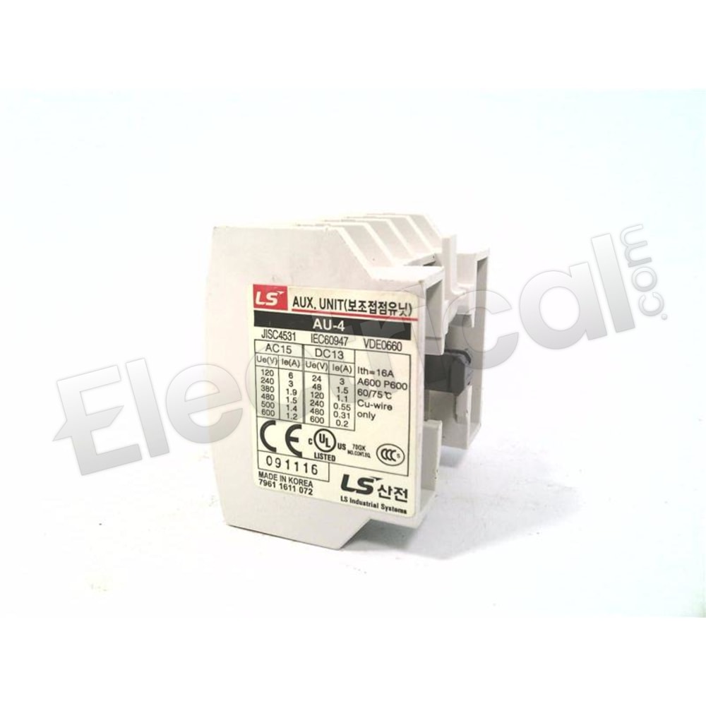 AU-4 LS Electric Contactor And Motor Starter Auxiliary Motor Control