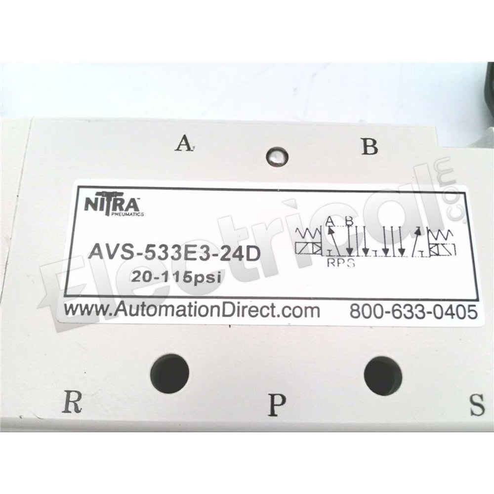 Automation Direct AVS-533E3-24D Solenoid Valve Valve