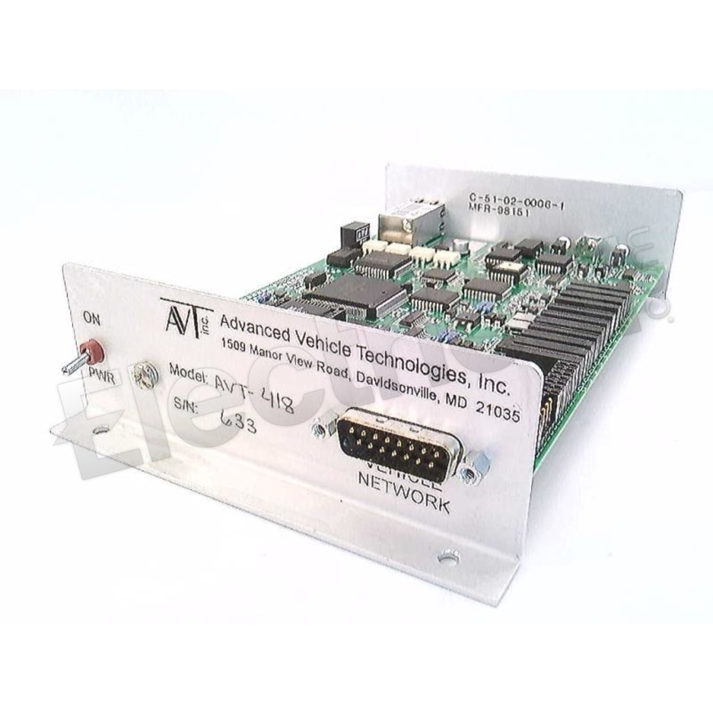 Advanced Vehicle Technologies AVT-418 Assembly for Machine Machine Part