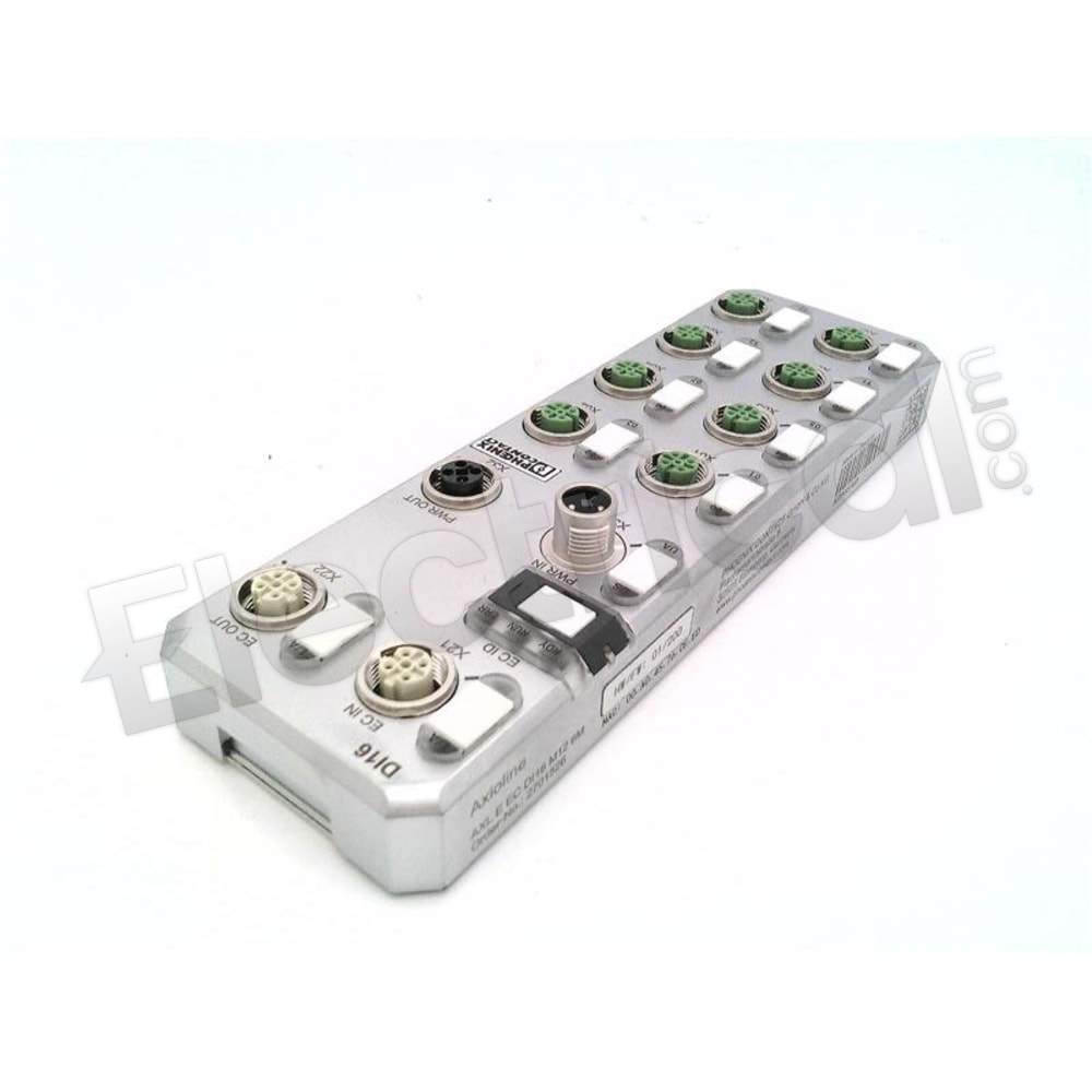 Phoenix Contact AXL E EC DI16 M12 6M Fuse Block Fuse