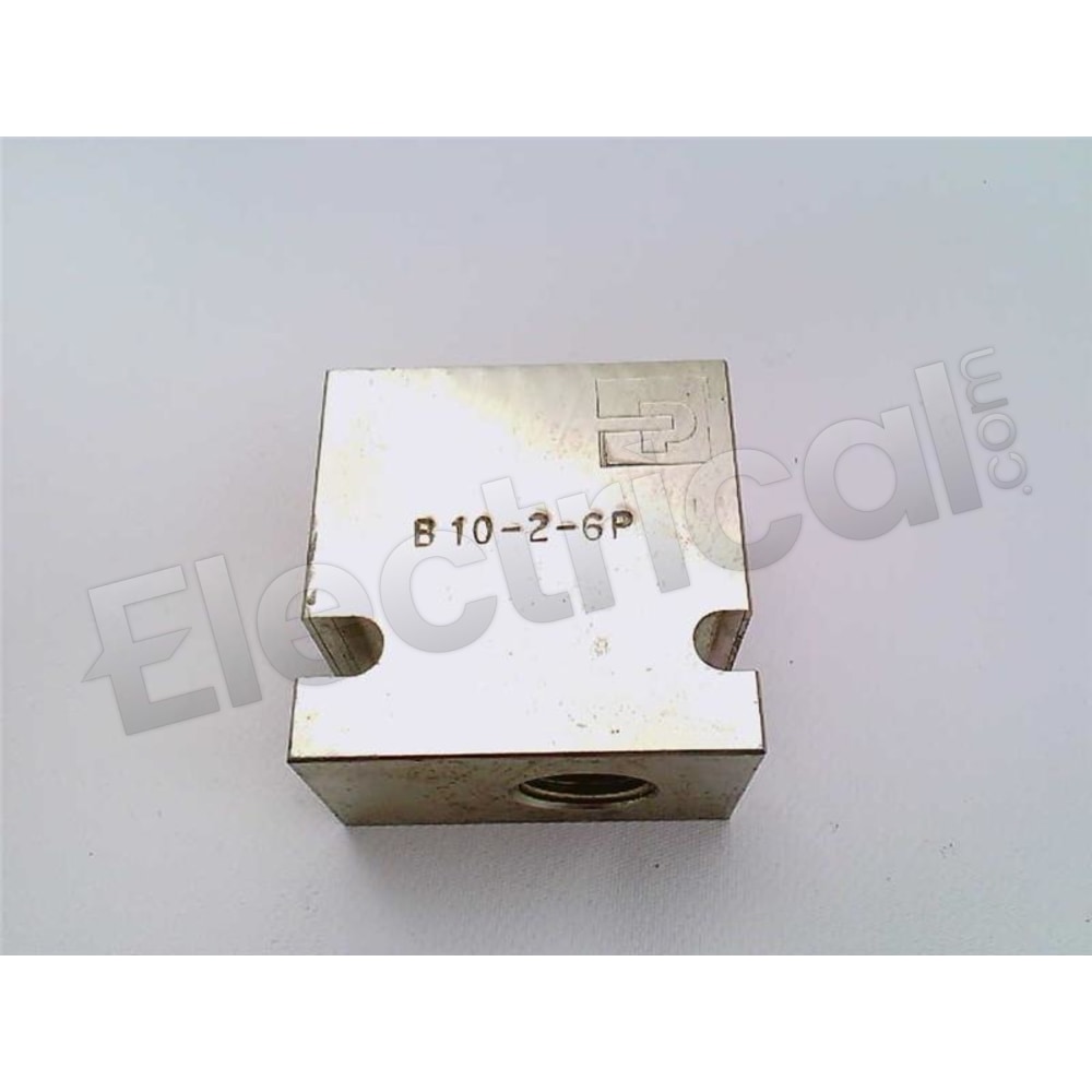 B10-2-6P Parker Hydraulic Block I/O - Adaptor - Subplate Hydraulic