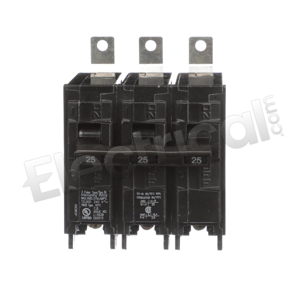 B325 Siemens 25A 3P BL Series Molded Case Circuit Breaker
