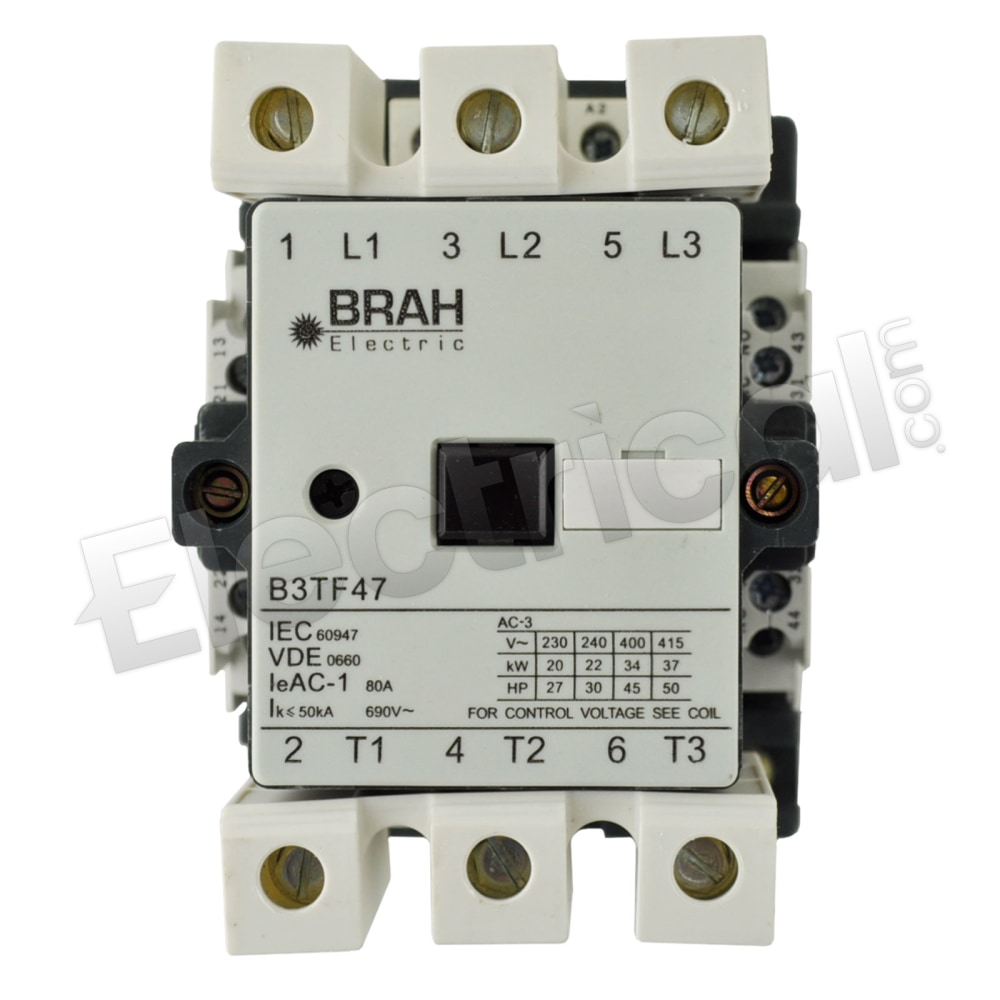 BRAH Electric B3TF4722 Contactor Motor Control