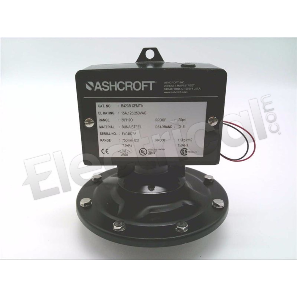 Ashcroft B420B-20PSI Automation Switch Automation