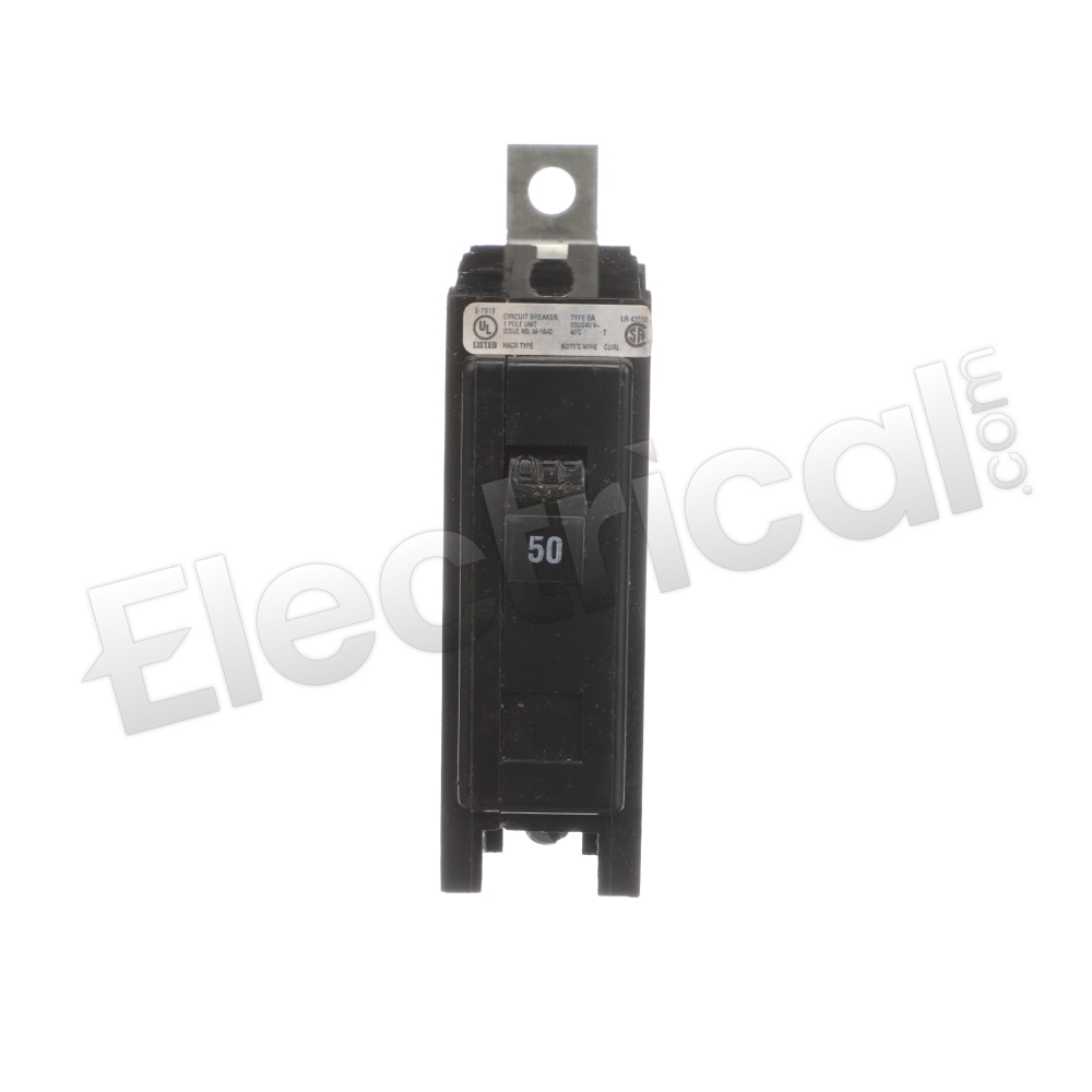 BAB1050N Eaton 50A 1P Quicklag Molded Case Circuit Breaker