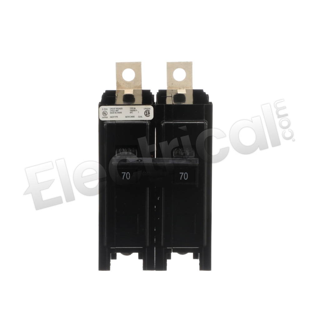 BAB2070S Eaton 70A 2P Quicklag Molded Case Circuit Breaker