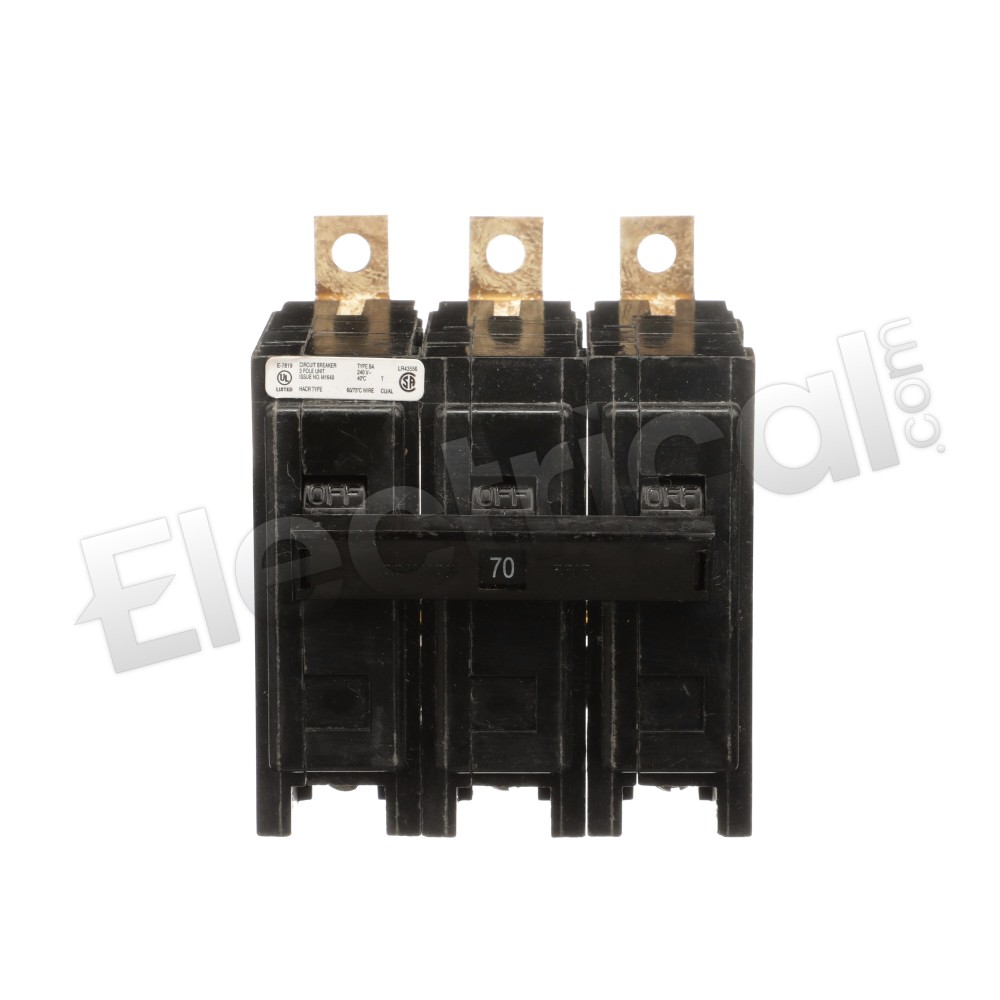 BAB3070H Eaton 70A 3P Quicklag Molded Case Circuit Breaker