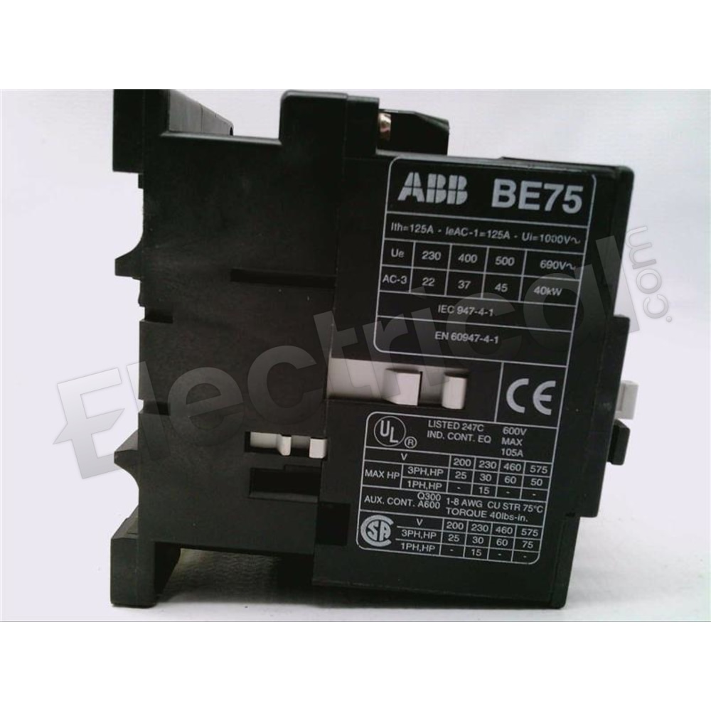 BE75C-Y21EX ABB A Contactor