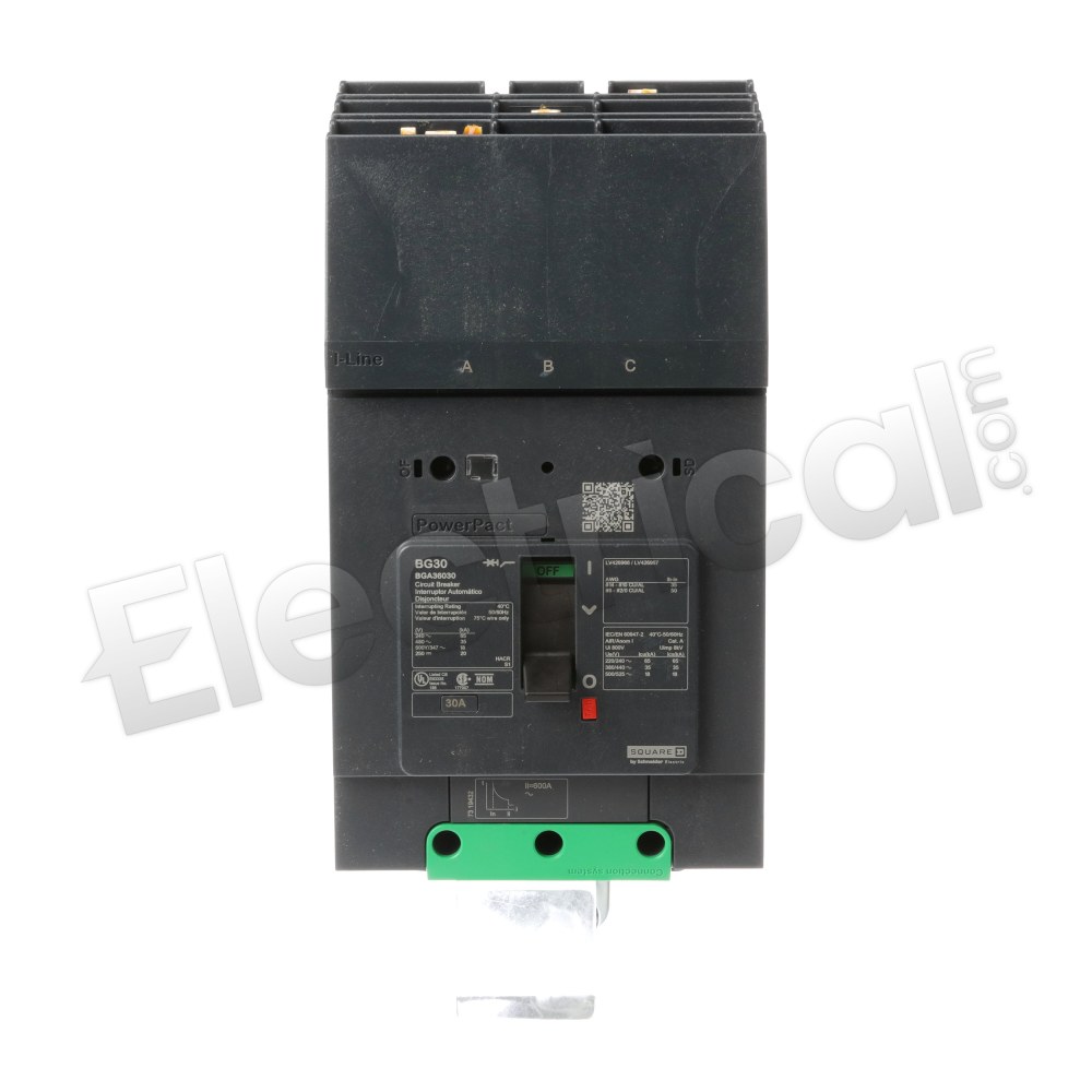 Schneider Electric Square D BGA36030 Molded Case Circuit Breaker