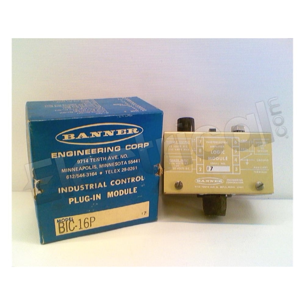 BIC-16P Banner Engineering Timer & Counter Automation