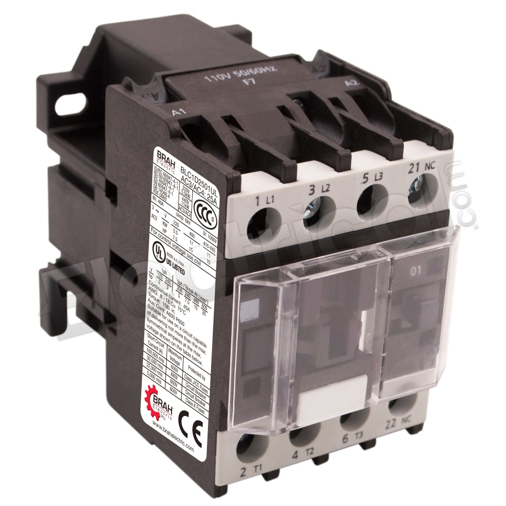 BRAH Electric BLC1D2501UL-M7 Contactor Motor Control