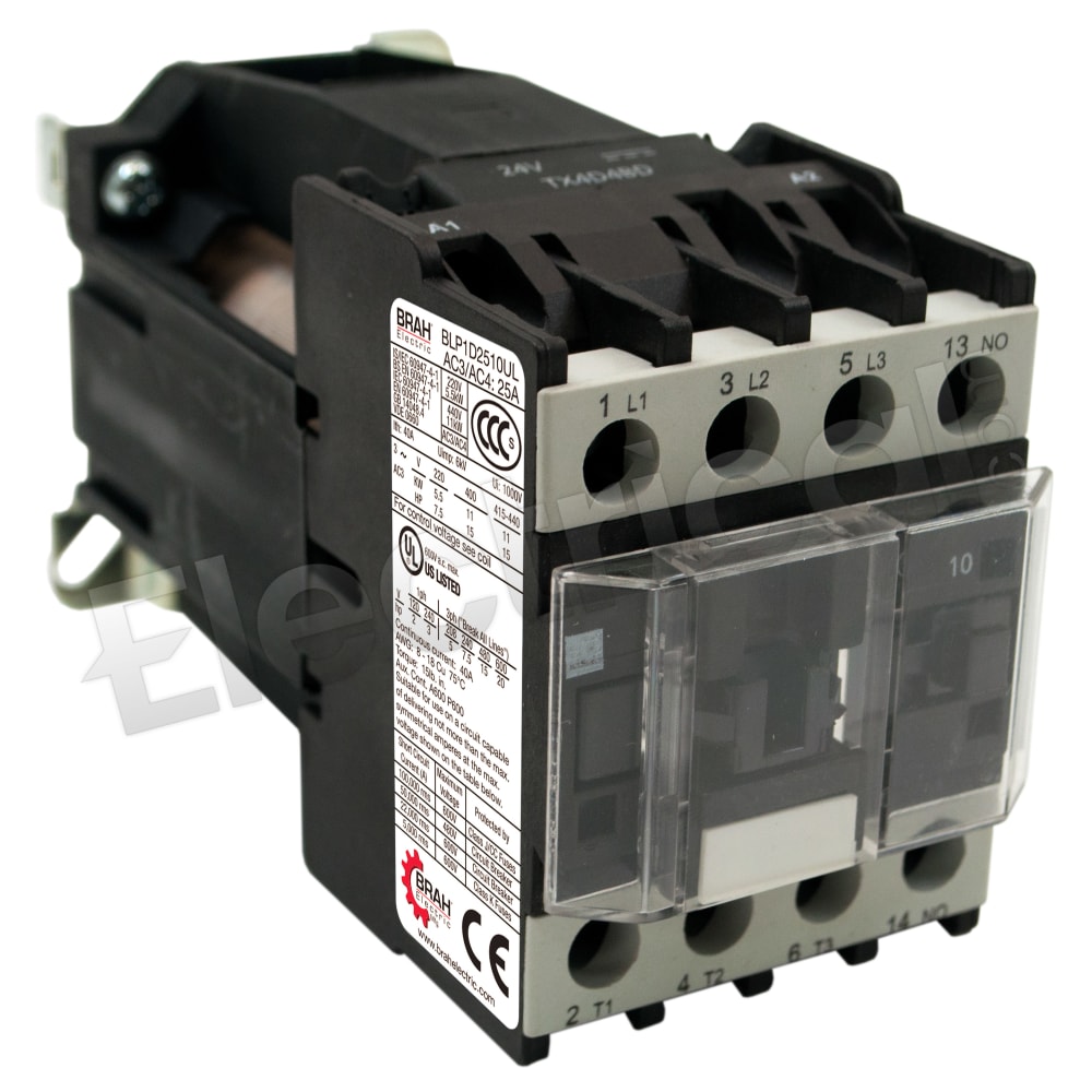 BRAH Electric BLP1D2510UL-FD Contactor Motor Control
