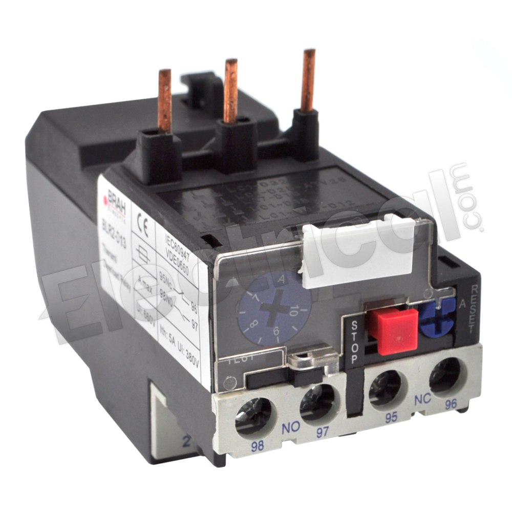 Brah Electric BLR2D1312 Overload Relay Motor Control