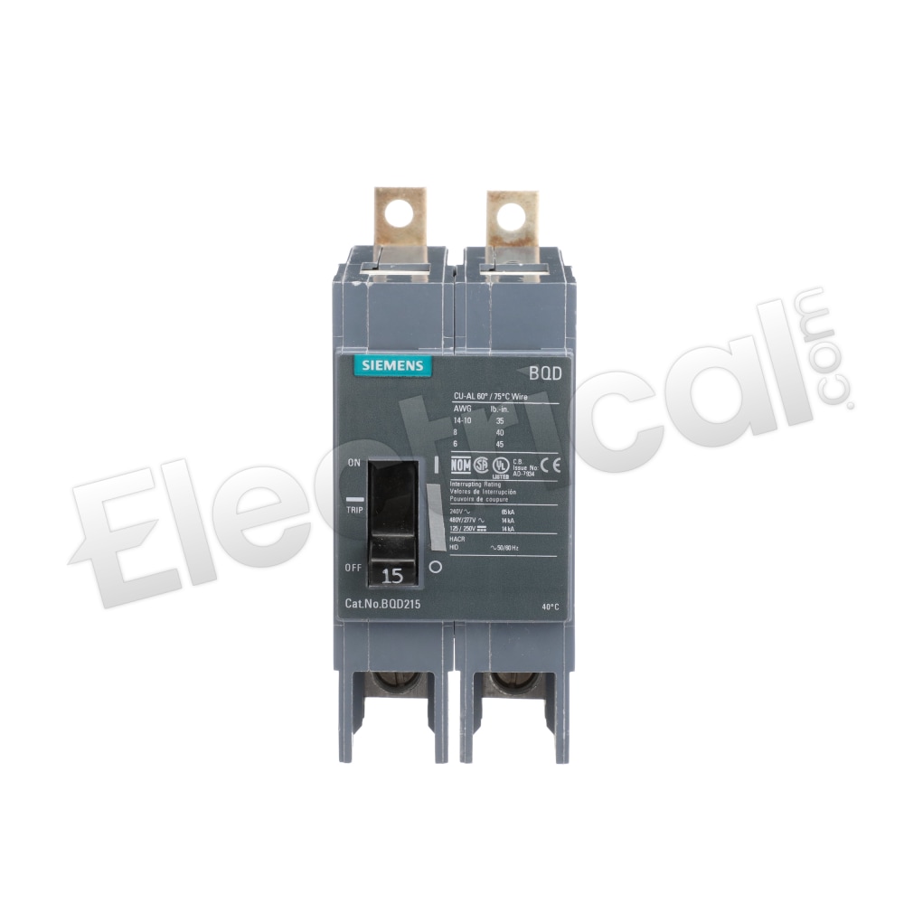 BQD235 Siemens 35A 2P BQD Series Molded Case Circuit Breaker