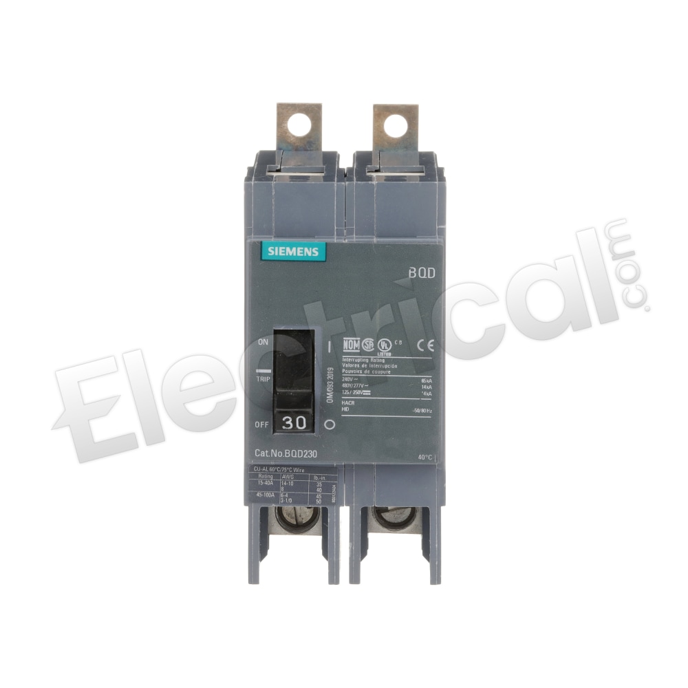 Siemens BQD230 Molded Case Circuit Breaker