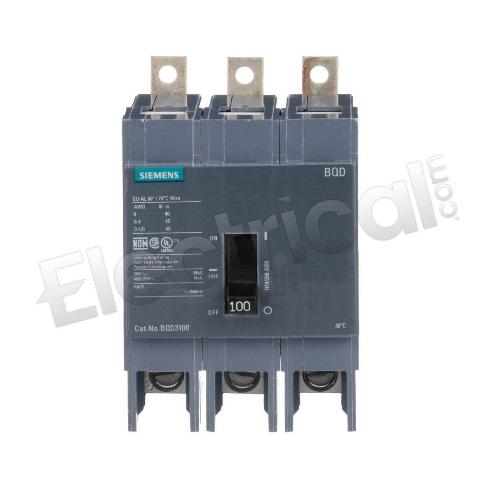 Siemens BQD3100 Molded Case Circuit Breaker