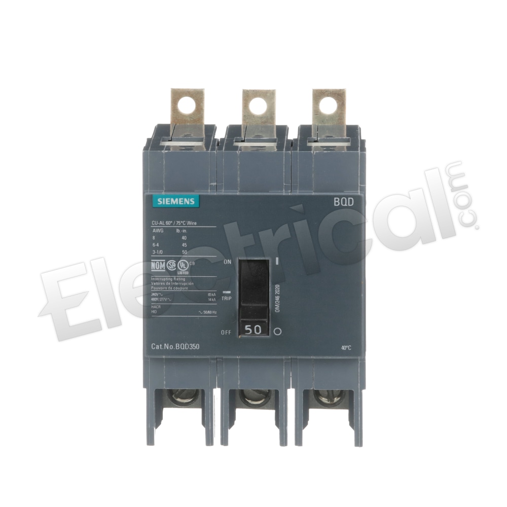 Siemens BQD350 Molded Case Circuit Breaker