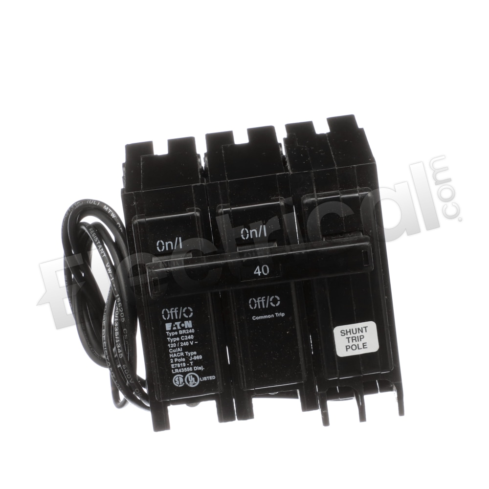 BR240ST Cutler Hammer 40A 2P BR Series Molded Case Circuit Breaker