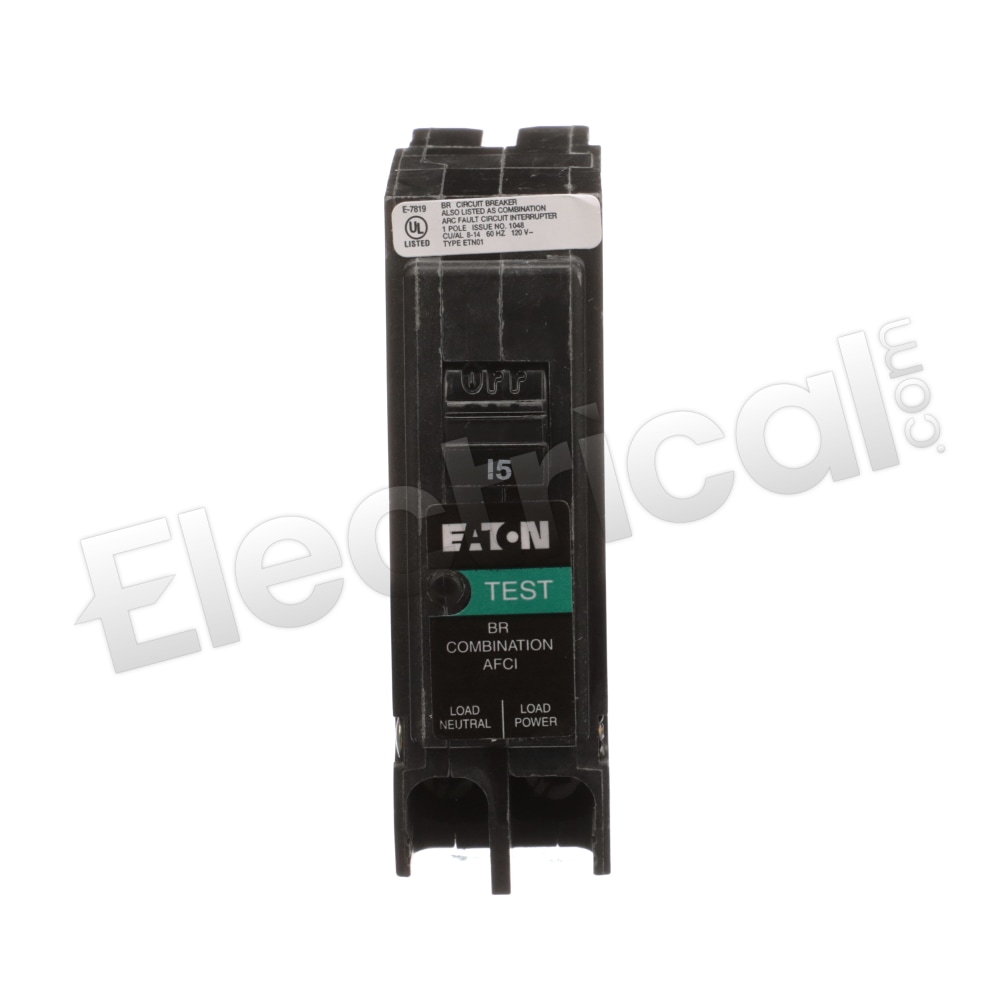 BRP115AF Eaton 15A 1P Type BR Molded Case Circuit Breaker