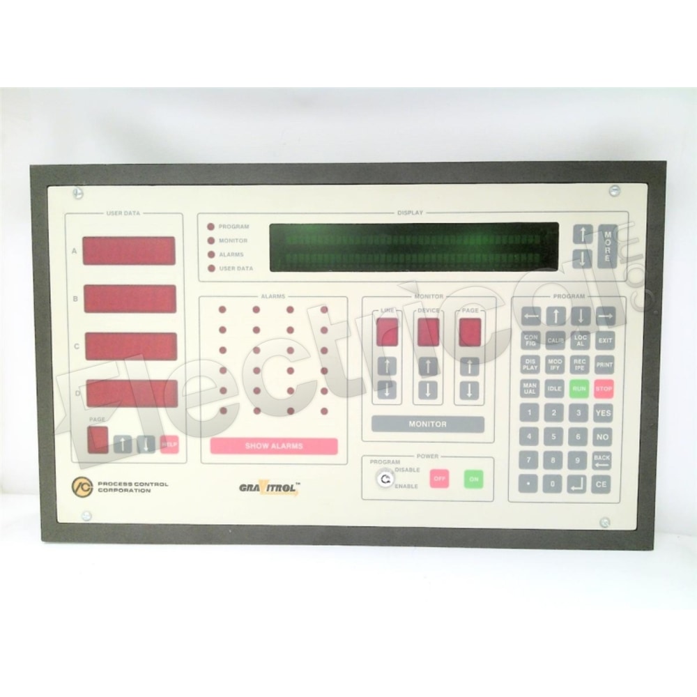 Process Control Corp C1181 HMI Display Automation
