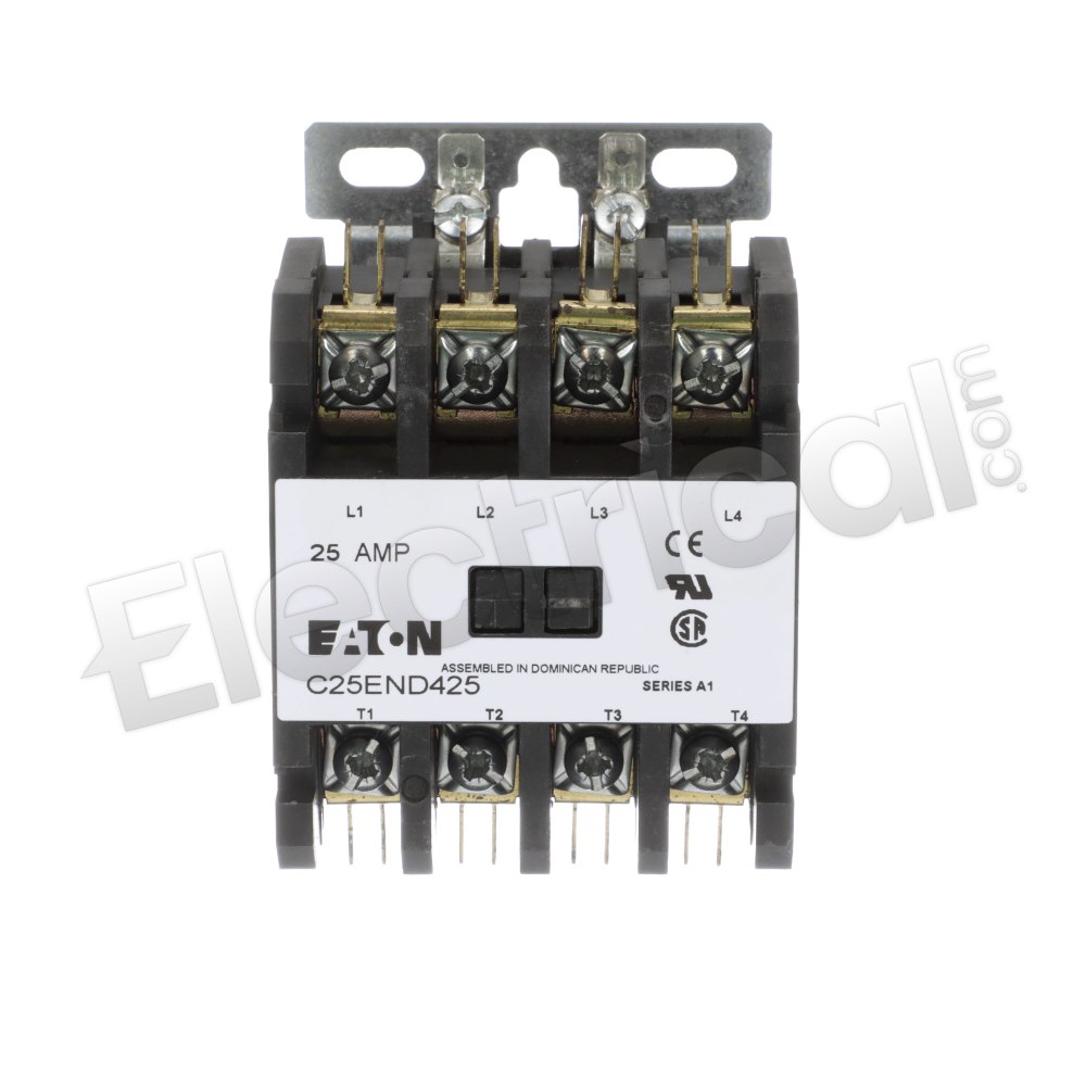 C25END425T Eaton C25 Series 25A Contactor