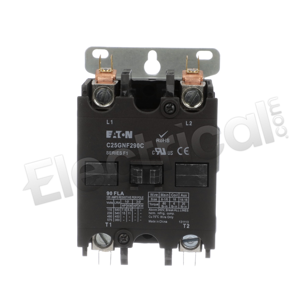 Cutler Hammer C25GNF290C Contactor Motor Control