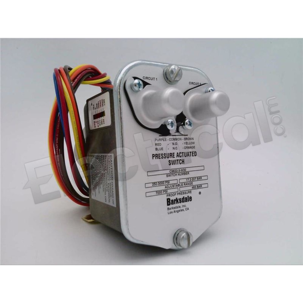 Barksdale C9622-3-W30 Automation Switch Automation