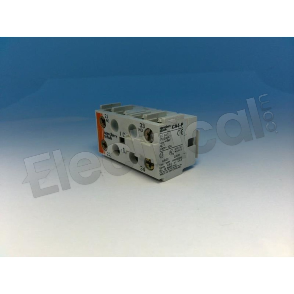 Sprecher & Schuh CA4-P HMI Automation