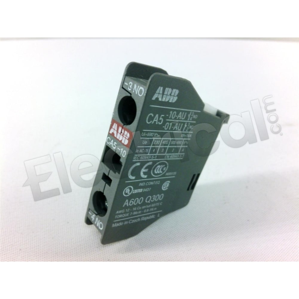 ABB CA5-10-AU Contactor And Motor Starter Auxiliary Motor Control