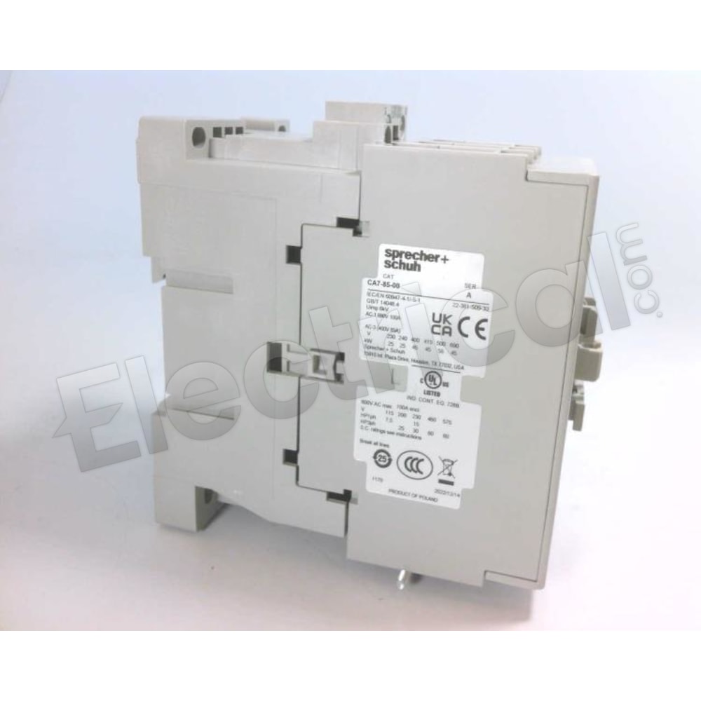 Sprecher & Schuh CA7-85-00-120 Contactor Motor Control