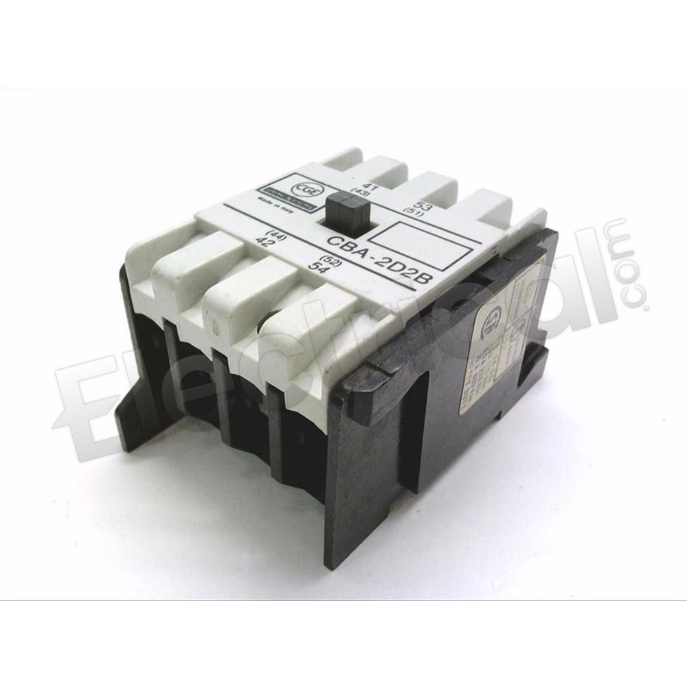General Electric CBA-2D2B Contactor And Motor Starter Auxiliary Motor ...