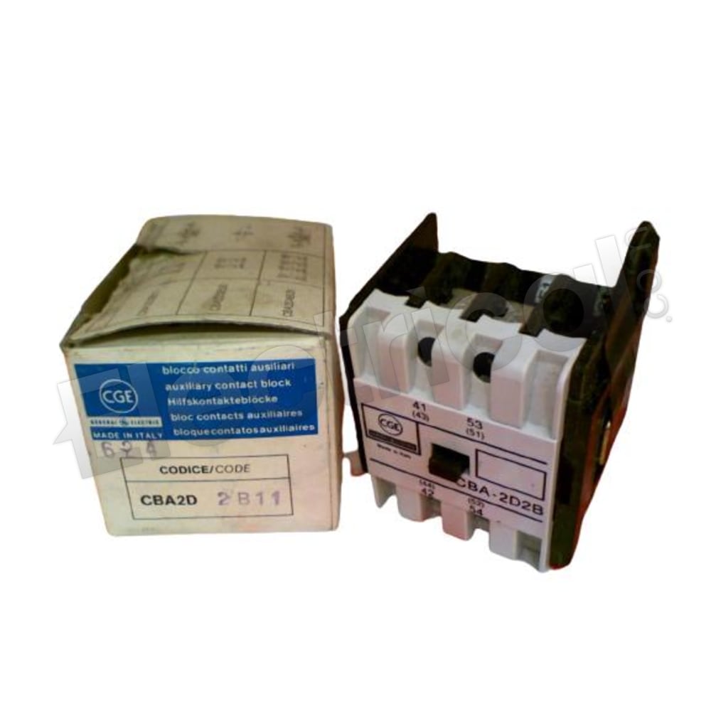 General Electric CBA-2D2B-11 Contactor And Motor Starter Auxiliary ...