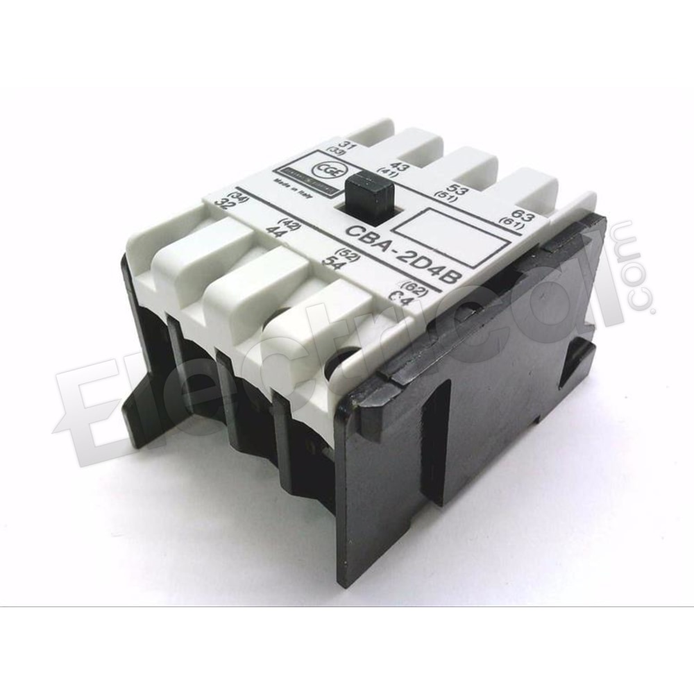 General Electric CBA-2D4B Contactor And Motor Starter Auxiliary Motor ...
