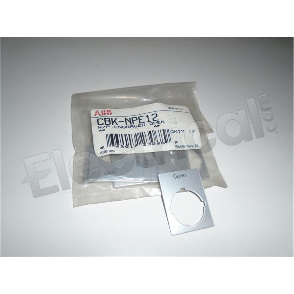 ABB CBK-NPE12 Switch Part And Accessory Switch