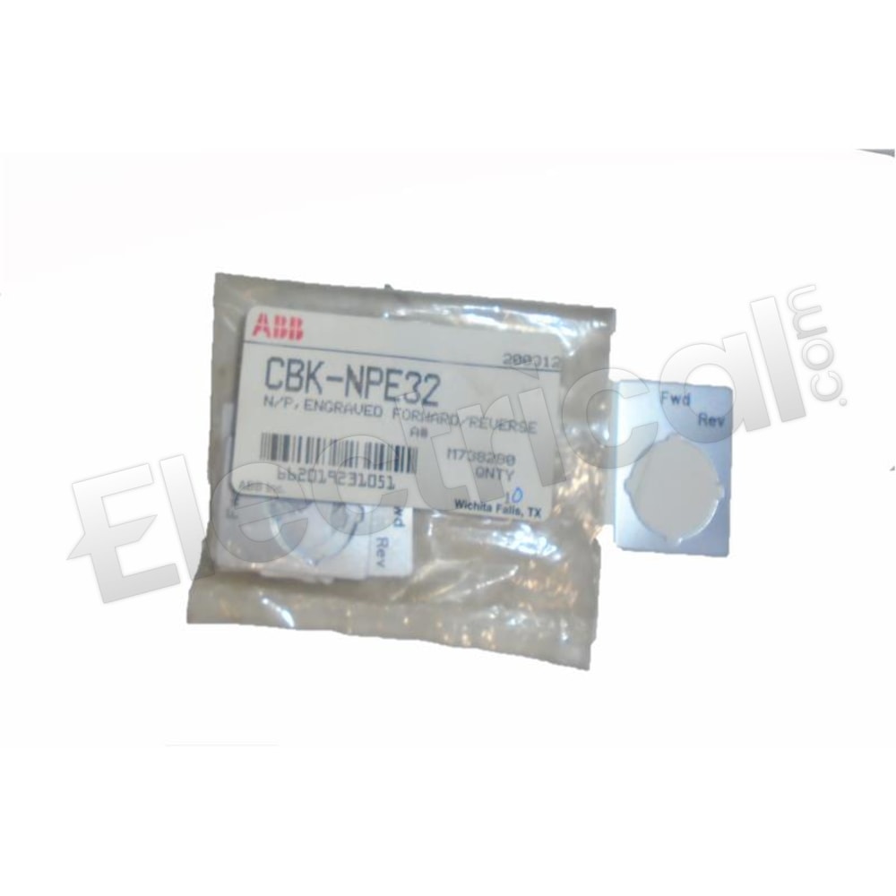 ABB CBK-NPE32 Motor Control Part And Accessory Motor Control