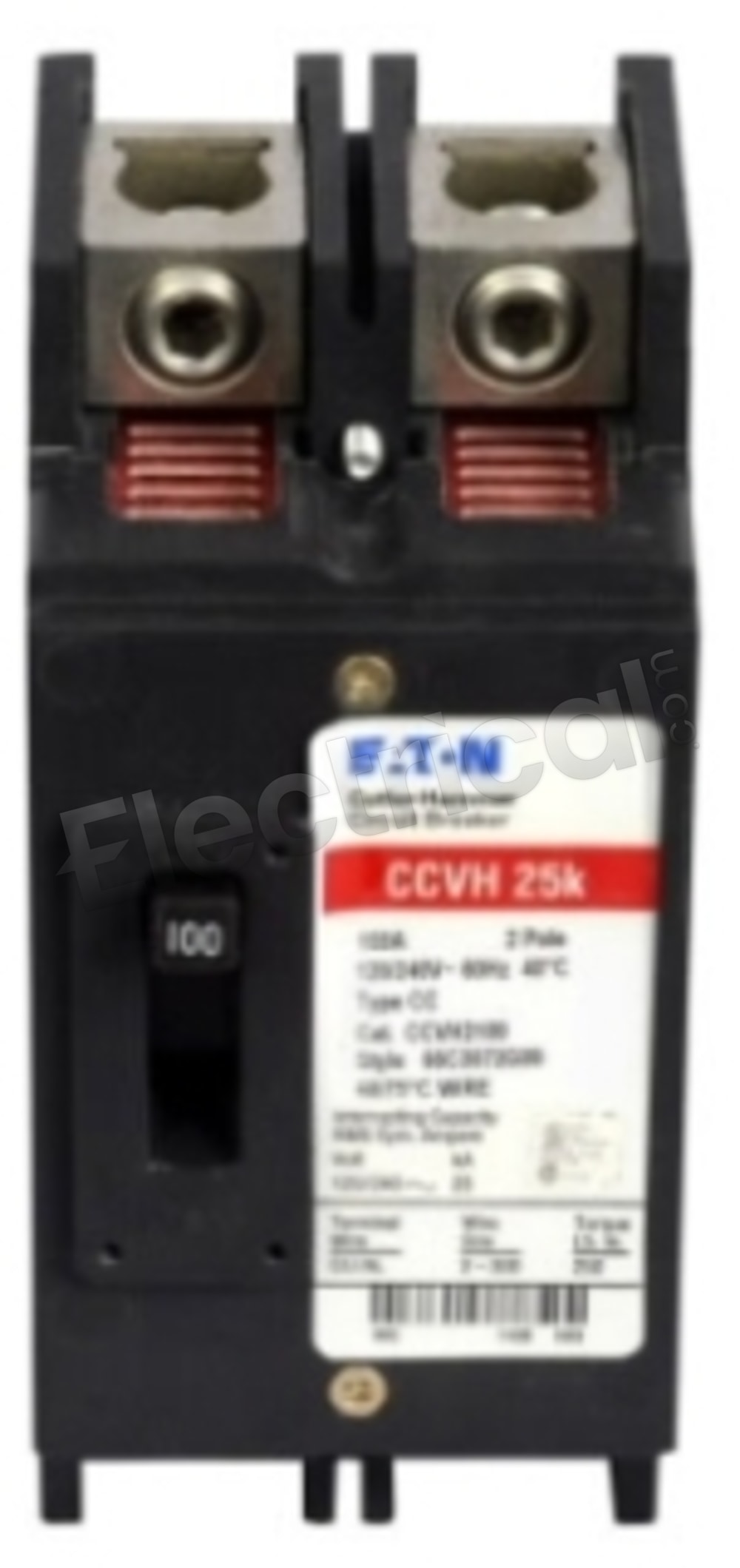 CCVH2175 Eaton 175A 2P Tenant Main Molded Case Circuit Breaker