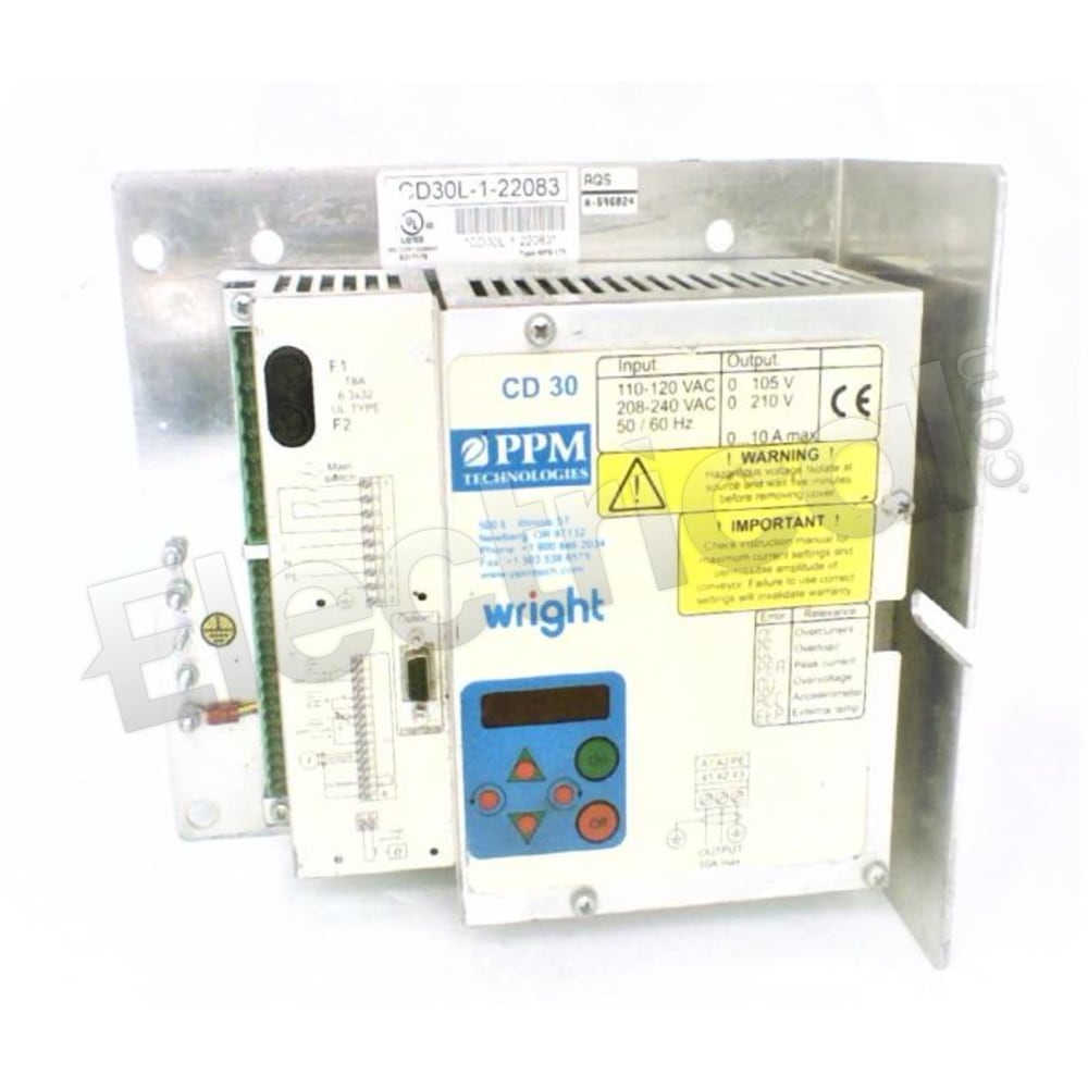 PPM Technologies CD30L-1-22083 Servo Drive Drives