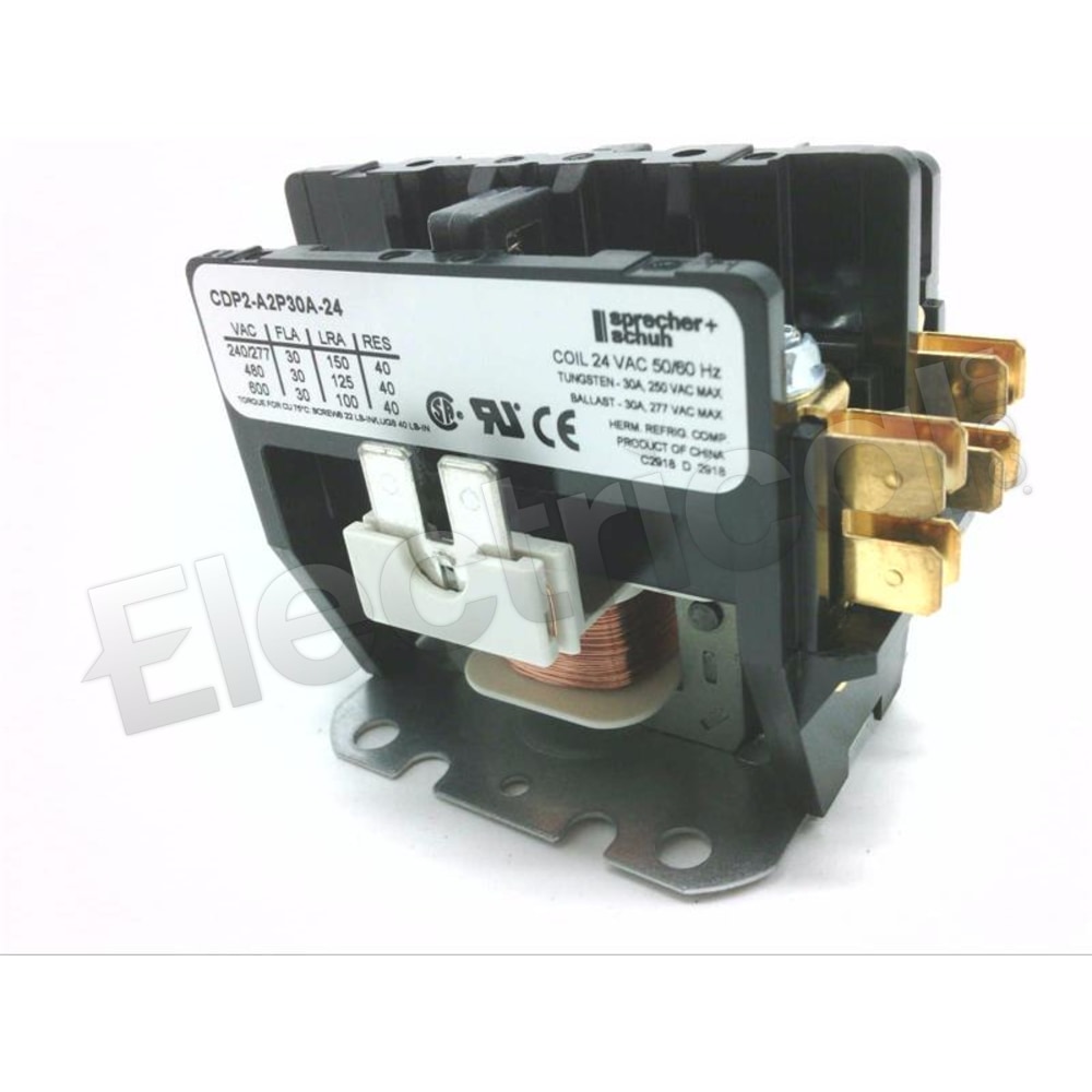 Sprecher & Schuh CDP2-A2P30A-24 Contactor Motor Control