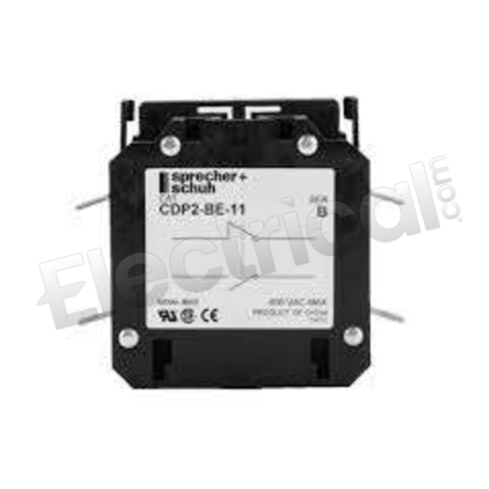 Sprecher & Schuh CDP2-BE-11 Contactor Motor Control