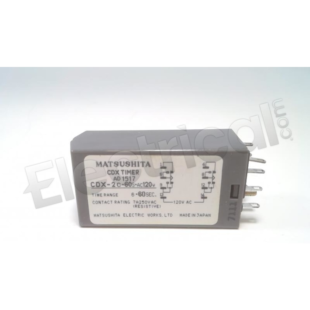 Matsushita Electric CDX-2C-60S-AC120V Timer & Counter Automation