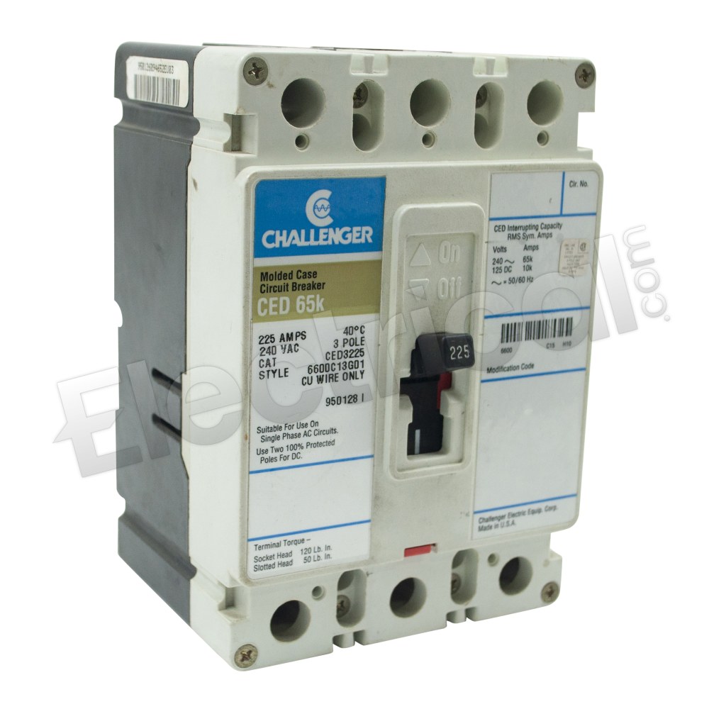 CED3150L Challenger A P CED Series Molded Case Circuit Breaker