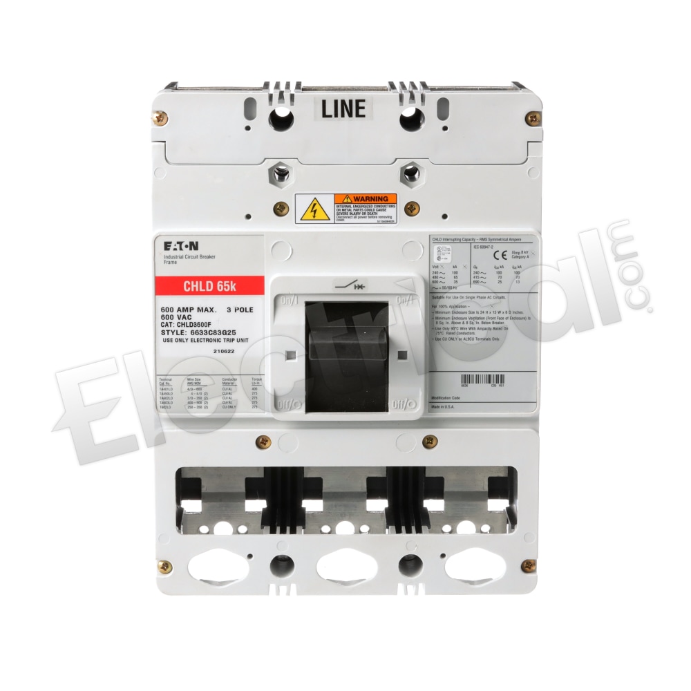 Eaton Cutler Hammer HLD3600F Molded Case Circuit Breaker