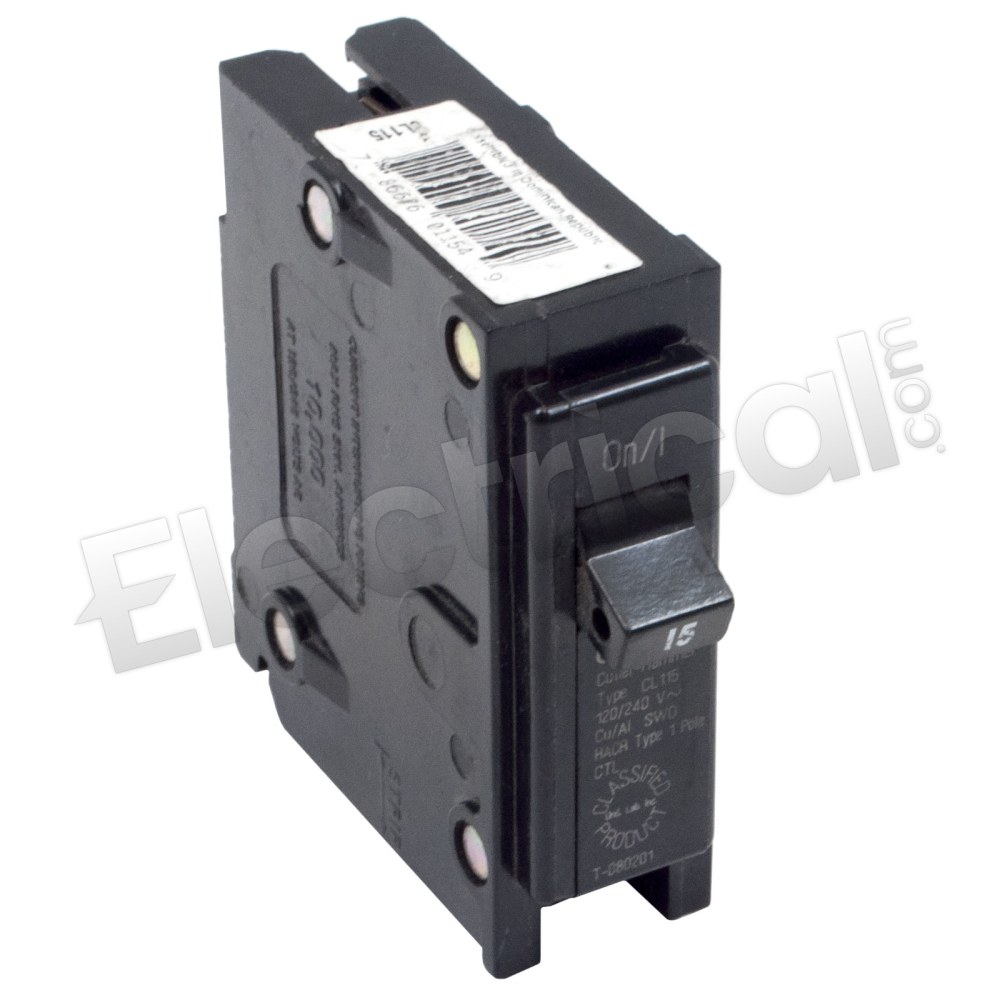 CL120 Cutler Hammer 20A 1P CL Series Molded Case Circuit Breaker