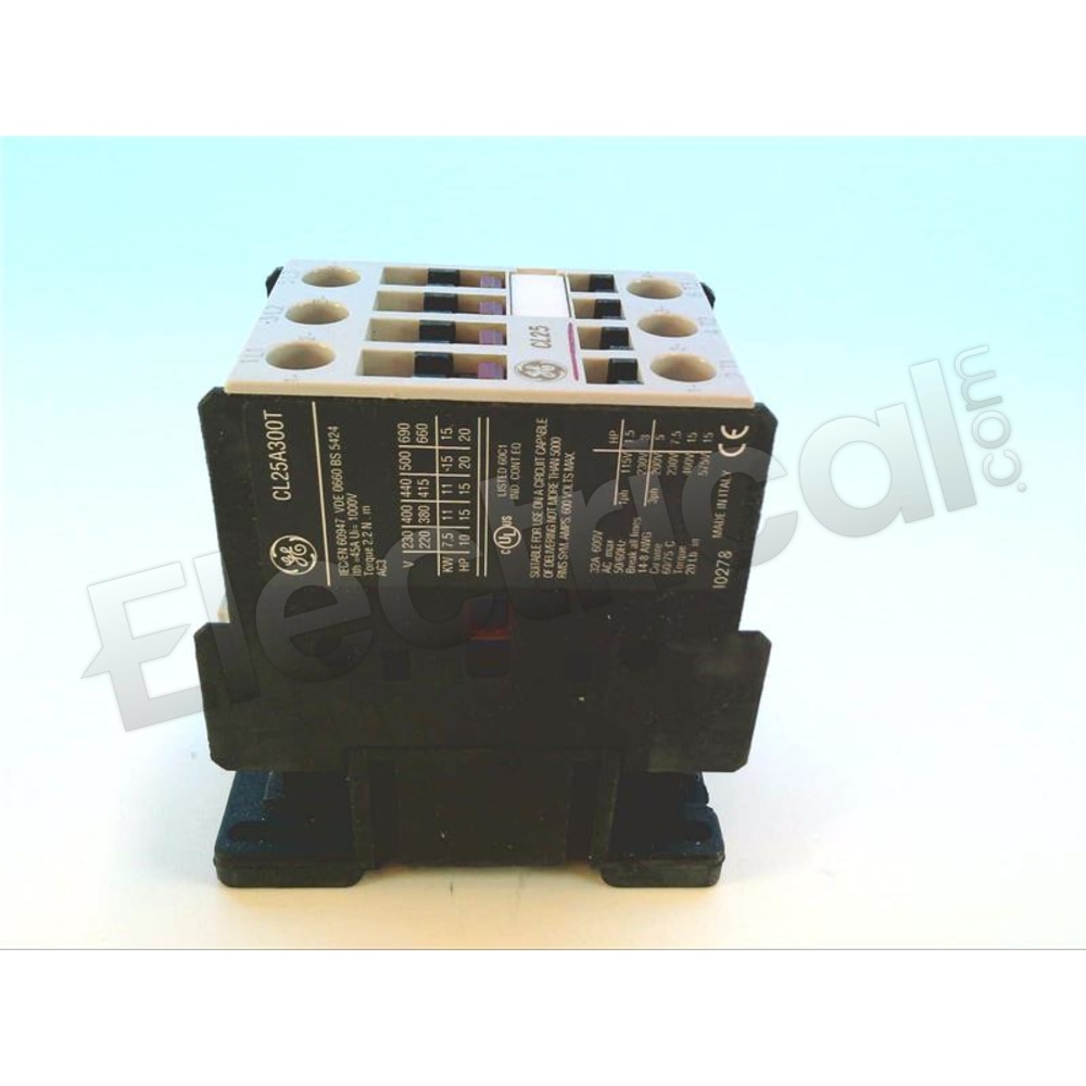 CL25A300T1 General Electric Series CL 25A Contactor
