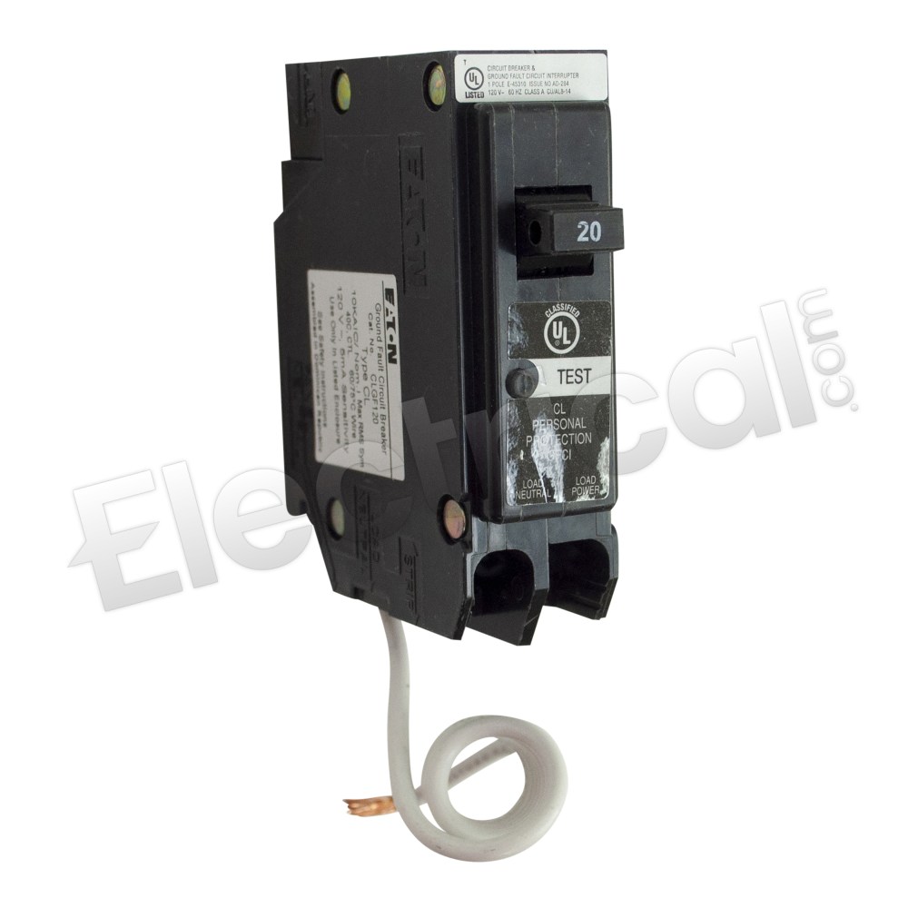 CLGF120 Cutler Hammer 20A 1P CL Series Molded Case Circuit Breaker