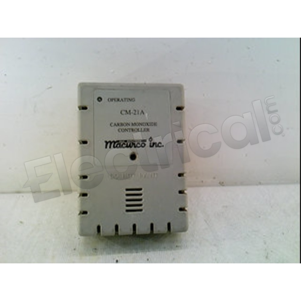 Macurco CM-21A Gas Monitoring System Safety Systems